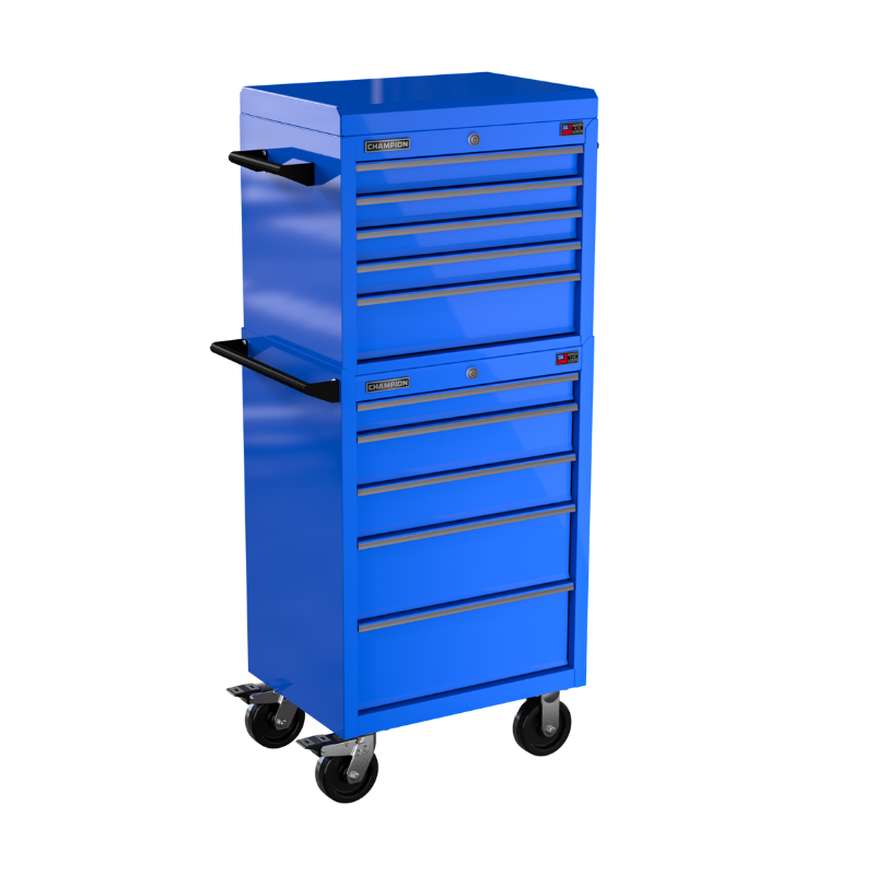 10-drawer 27" FMPRO Combo Roll Cabinet | 27"W x 66"H x 20"D – Champion ...