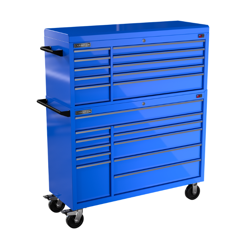 21-drawer 54" FMPRO Combo Roll Cab | 54"W x 66"H x 20"D – Champion Tool ...