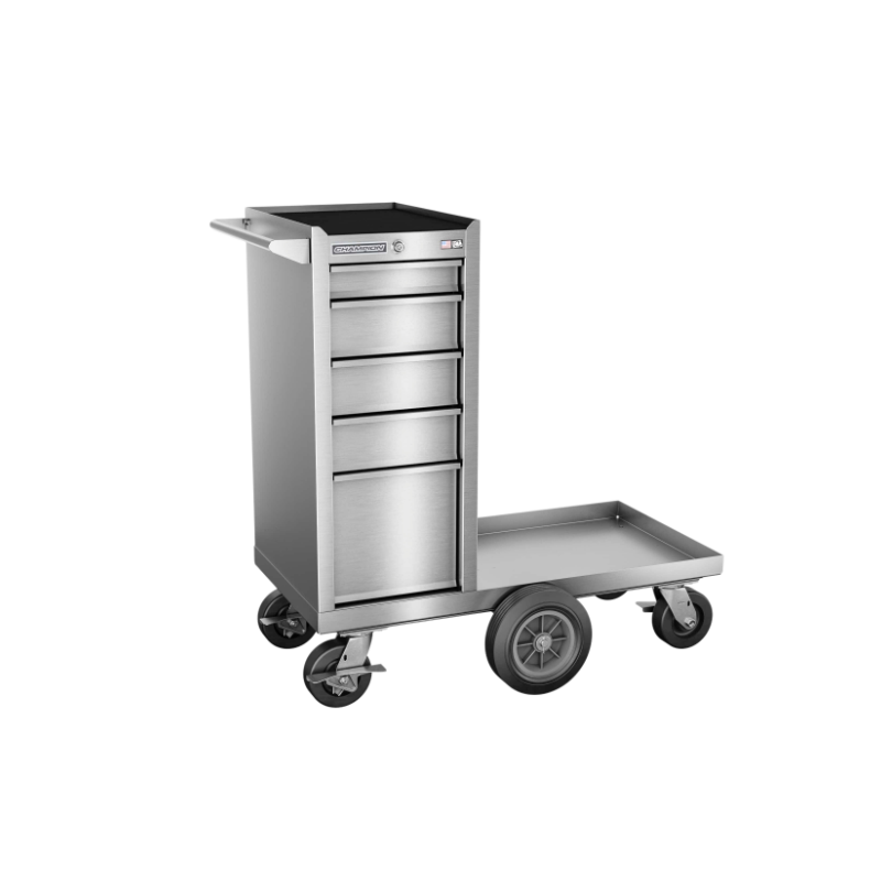 5-drawer 41" FMPRO Plus SST Maintenance Locker Cart | 41"W x 45"H x 20 ...